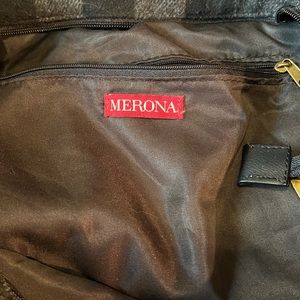 Merona | Bags | Merona Satchel Crossbody Book Bag Flannel | Poshmark